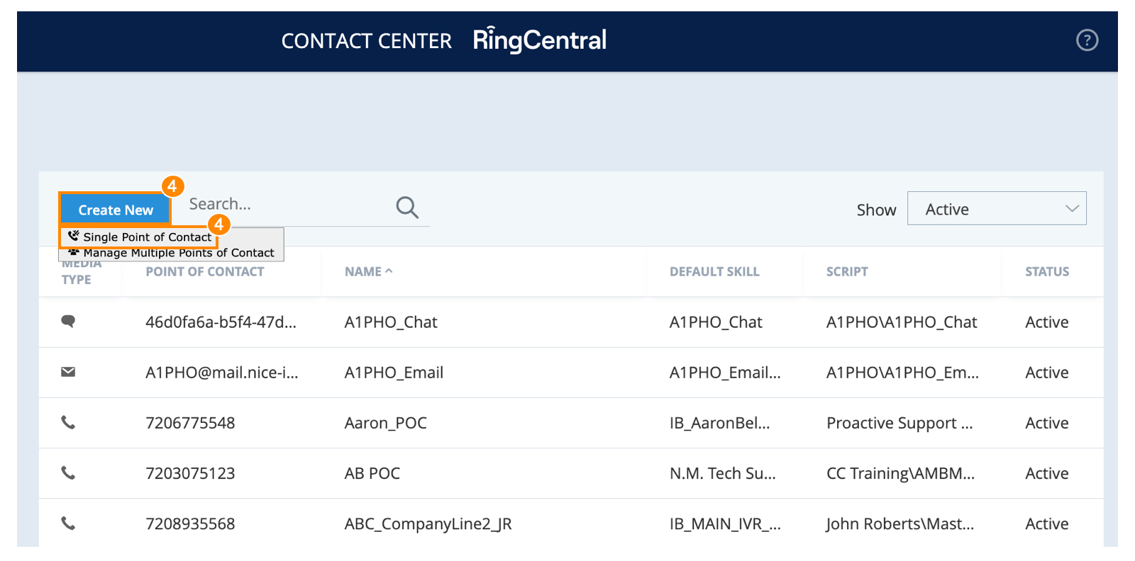 Central Point Of Contact