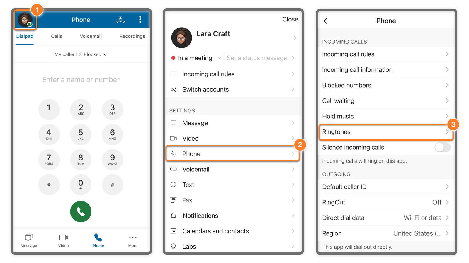 customer calling ringtone