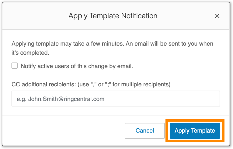 key templates ringcentral